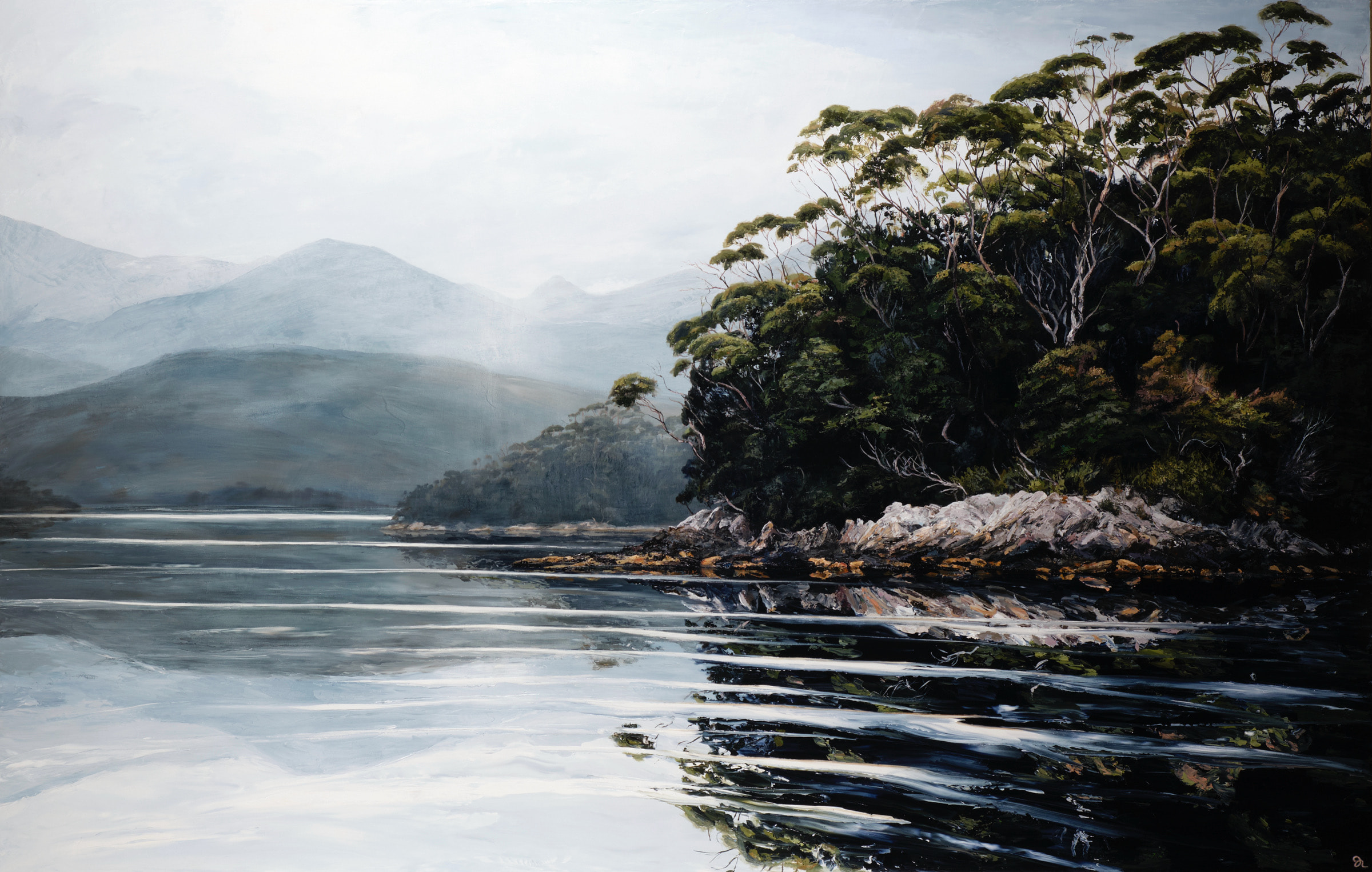 Jennifer Riddle's painting, 'Evocation of a Slumbering Land'